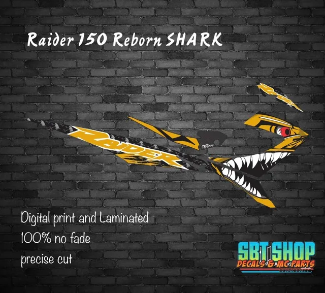 Raider 150 decals “Shark” | Lazada PH