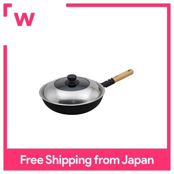 Takumi Made in Japan Stir-fry pan 30cm IH compatible Magma plate ...