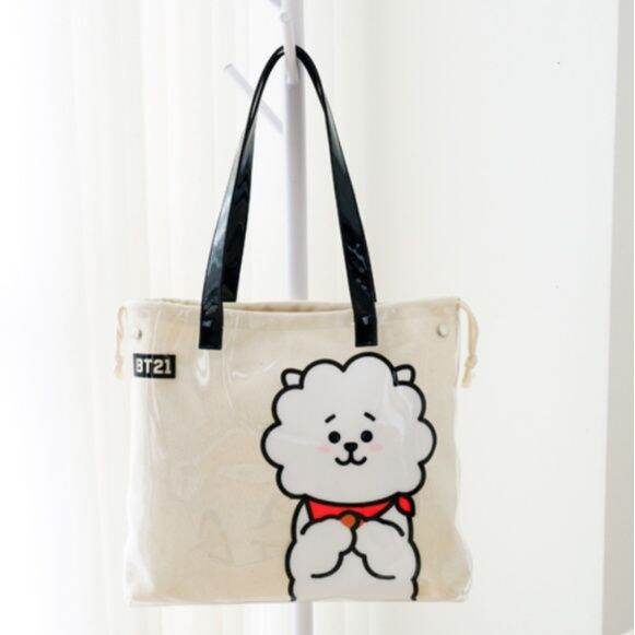 【Ready Stcok】BTS One-shoulder Jelly Bag Cartoon BT21 Coin Purse ...