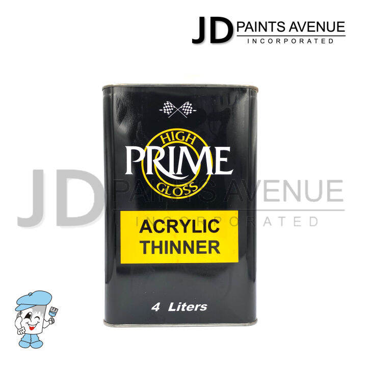 Prime Acrylic Thinner (High Gloss) - 4 Liter | Lazada PH
