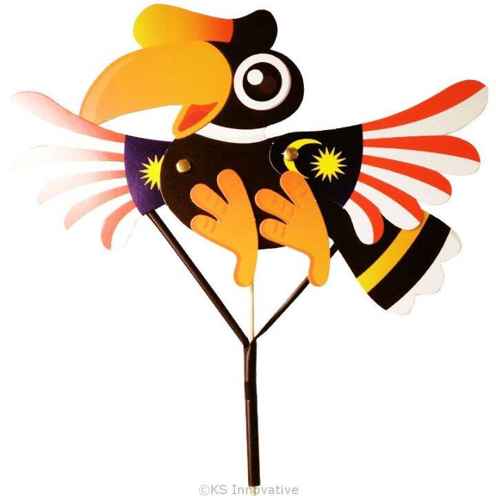 Merdeka Puppet Pack of 10pcs - Hornbill Burung Enggang Kenyalang Wayang ...