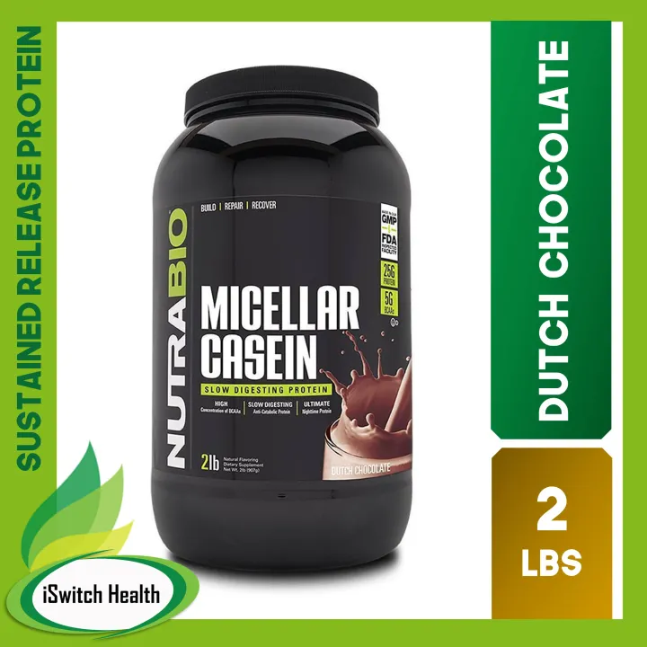 NutraBio Micellar Casein - 2lbs - Slow Digesting Protein Source | Lazada PH
