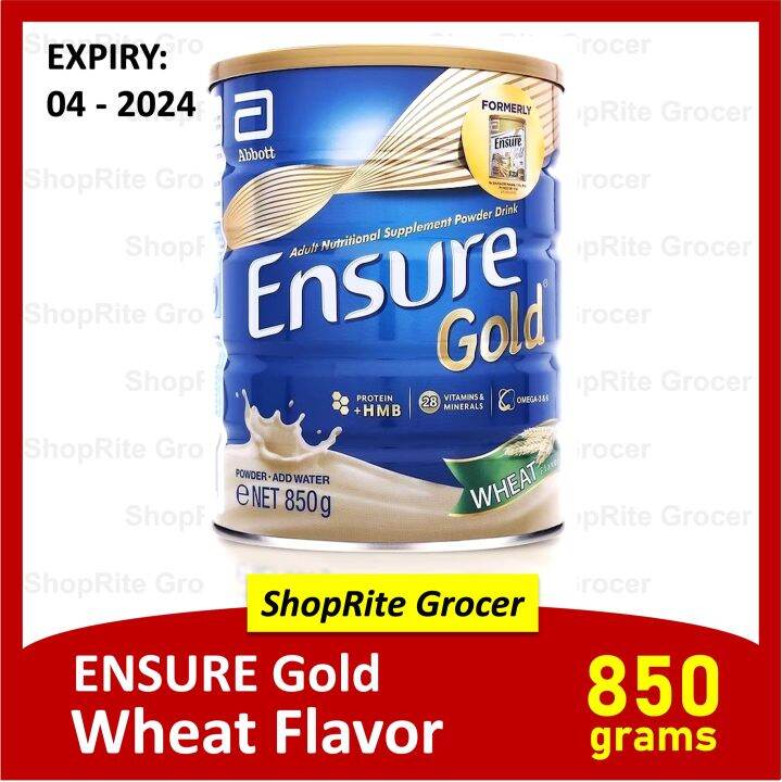 Ensure Gold HMB Wheat Flavor (850 g) Adult Nutritional Powdered Milk Drink - EXPIRY APR 2024 ...