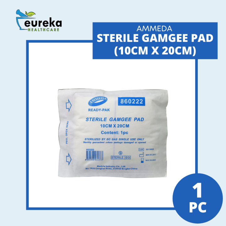 AMMEDA STERILE GAMGEE PAD 10CM X 20CM 1'S | Lazada