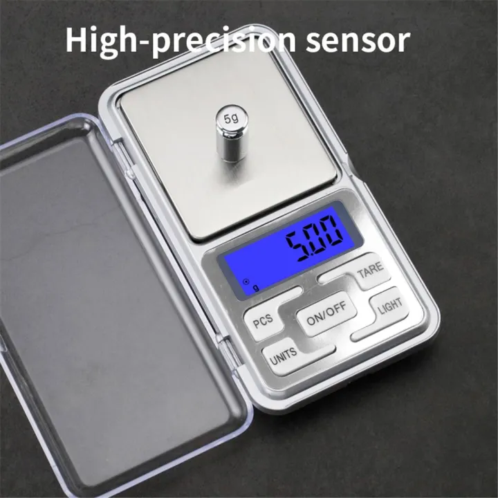 High Precision 500G /0.01G Portable Digital Electronic Weighing Scale ...