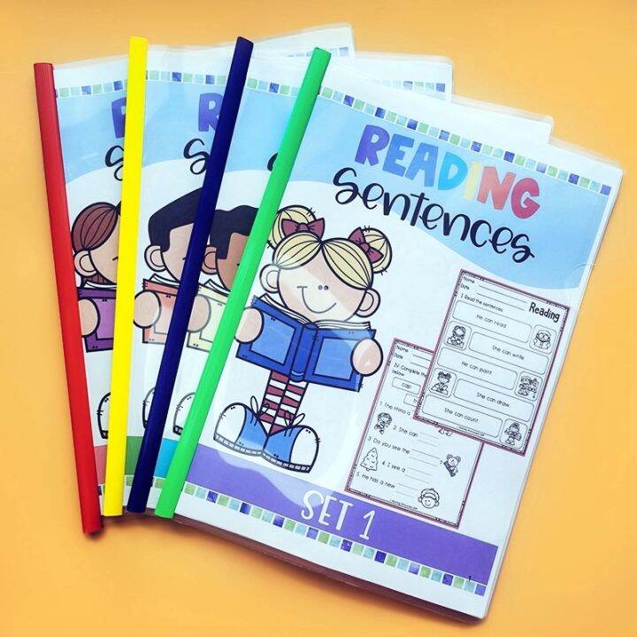 Reading Sentences Sets A4 Worksheets Preschool Learn English Reading ...