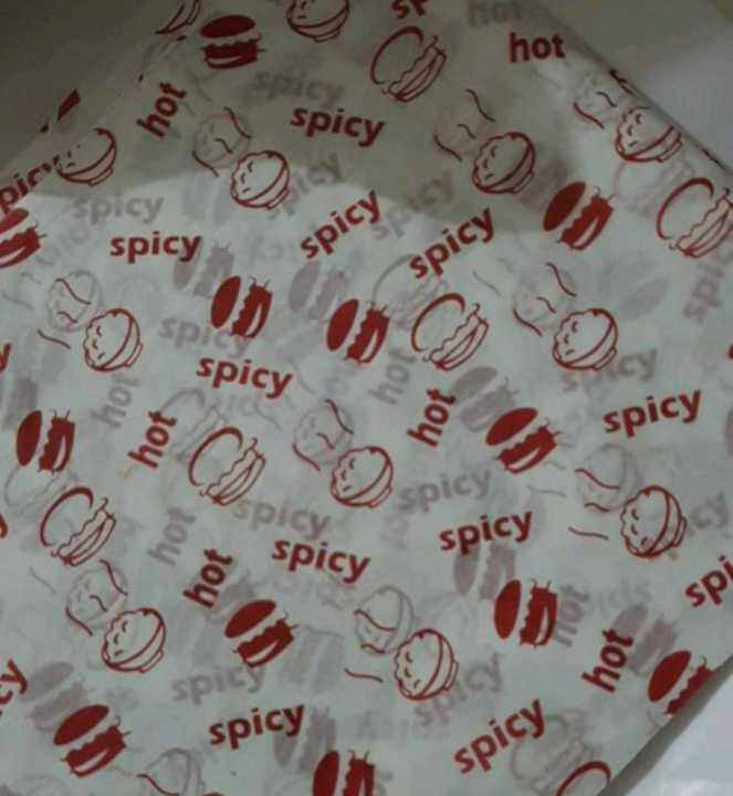 (1DUS ISI 30PAK) KERTAS NASI KFC KEBAB BURGER MCD ANTI LENGKET (MOTIF ...