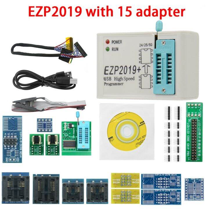 EZP 2019 EZP2019+ High-speed USB SPI Programmer EEPROM minipro adapter ...