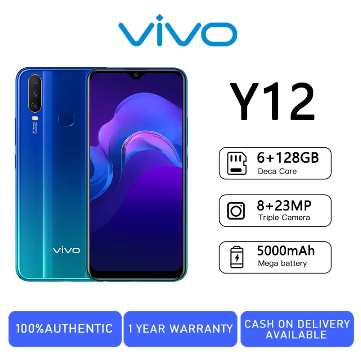 VIVO Y12 Original Cellphone with Fingerprint Recognition 6G RAM + 128G ...