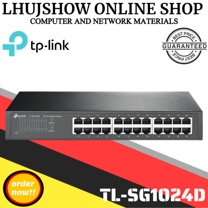 TP-LINK TL-SG1024D 24-Port Gigabit Desktop/Rackmount Switch | Lazada PH