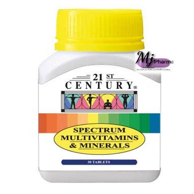 21st Century Spectrum Multivitamin & Minerals 30 tablets | Lazada