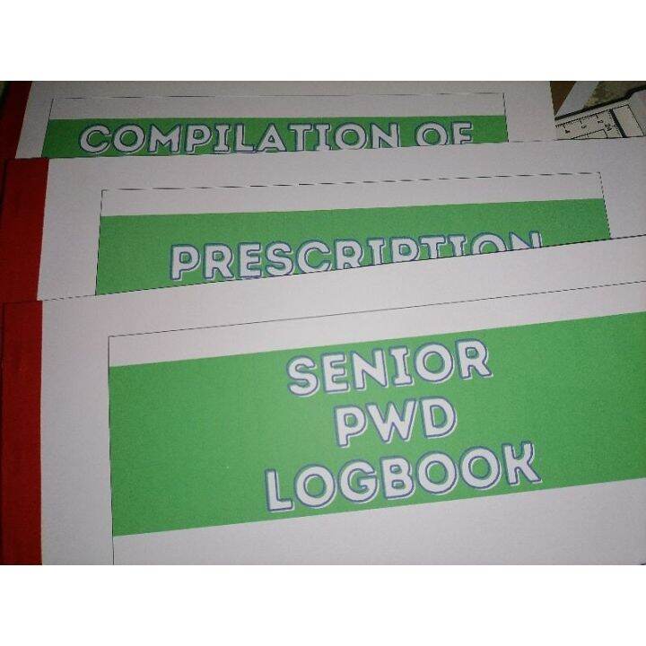 SENIOR CITIZEN / PWD LOGBOOK FOR DRUGSTORE PHARMACY | Lazada PH SENIOR CITIZEN / PWD LOGBOOK FOR DRUGSTORE PHARMACY | Lazada PH