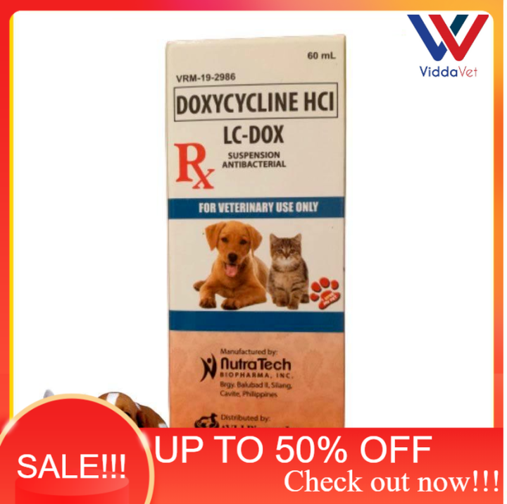 LC DOX Suspension (60ml) Antibacterial for dogs and cats | Lazada PH