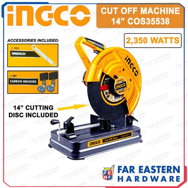 INGCO Cut Off Machine 14" COS35538 2350W Chopsaw INPTCD | Lazada PH