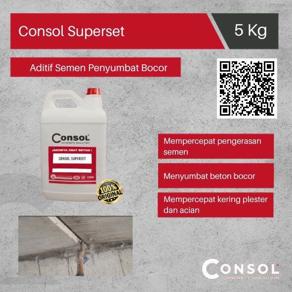 Consol Superset Campuran Semen Untuk Penyegel Kebocoran Pada Beton 5kg ...