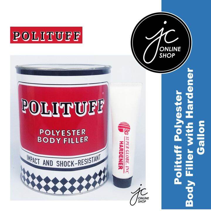 Polituff Polyester Body Filler w/ Hardener Gallon/ 4 Liter Size | Lazada PH