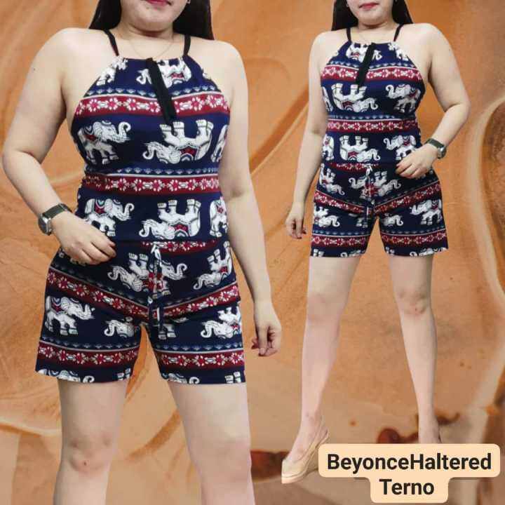BANGKOK HALTER TERNO SHORT CAN FIT SMALL TO LARGE. | Lazada PH