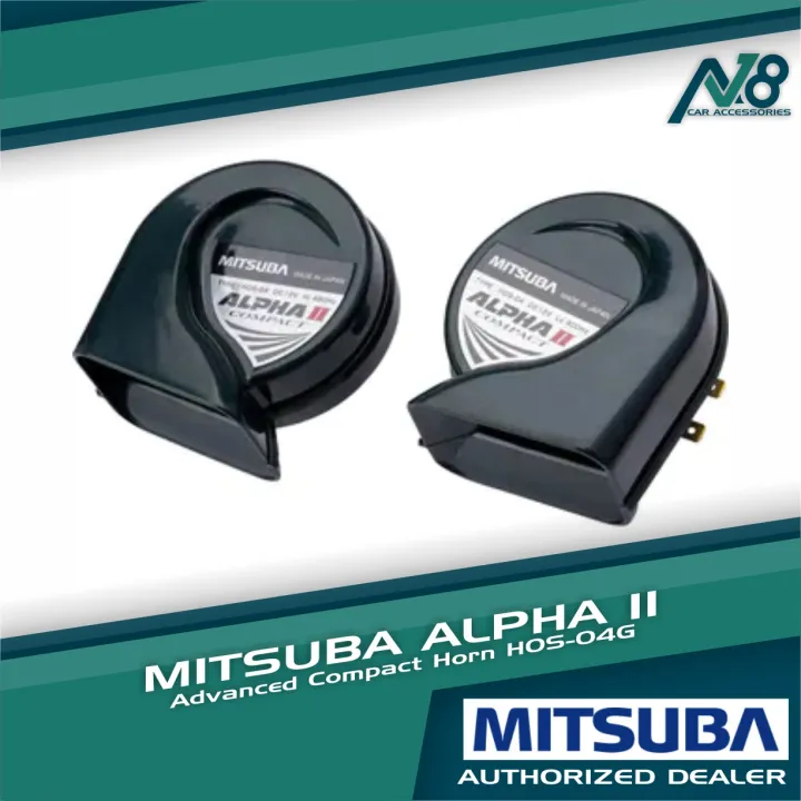 Mitsuba Alpha II Compact Horn Genuine, PN#HOS-04G Made in Japan | Lazada PH