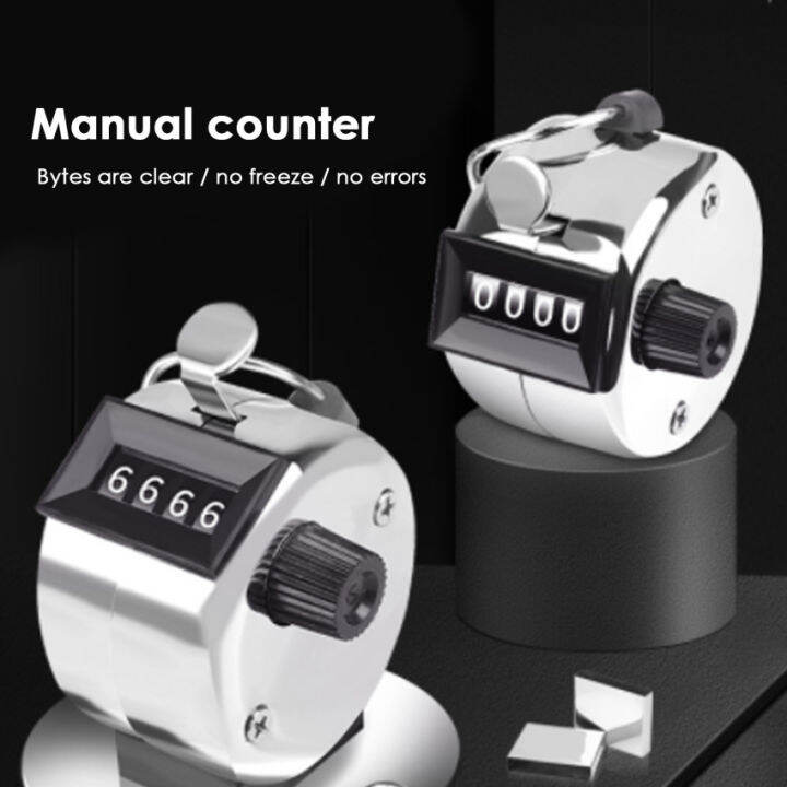 4 Digit Number Hand Held Tally Counter Digital Golf Clicker Manual ...