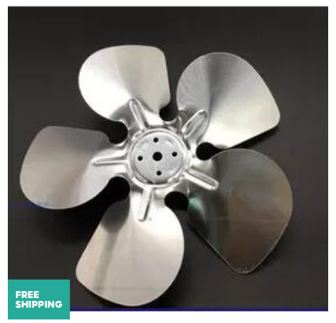 Universal aluminum fan blade refrigerator cooler/aluminum fan blade ...
