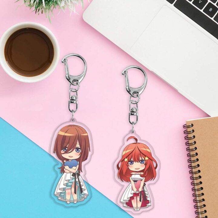 YOCKY Acrylic Anime Key Ring Holder Gotoubun No Hanayome Quintessential ...