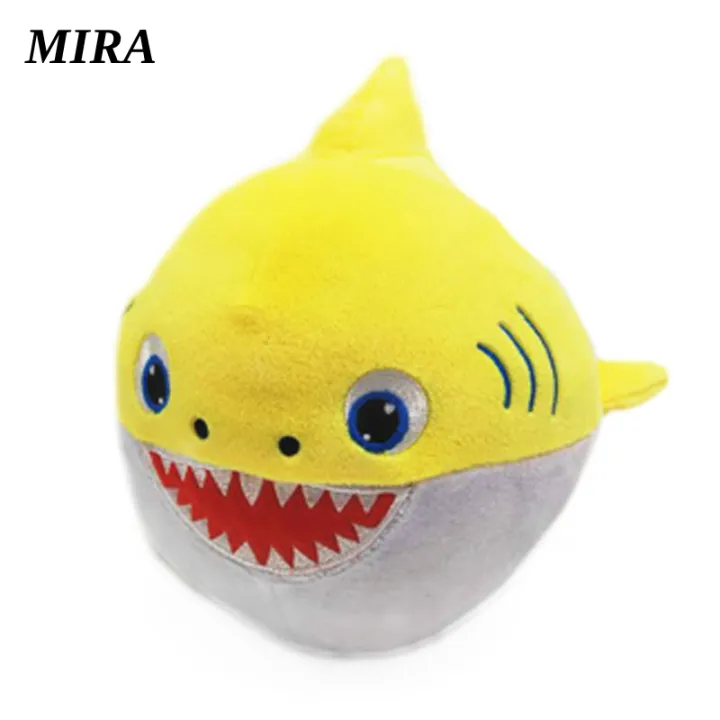 MIRA Baby Shark Plush ของเล่นเพลงและไฟกลางคืนตุ๊กตาสัตว์น่ารักตุ๊กตา ...
