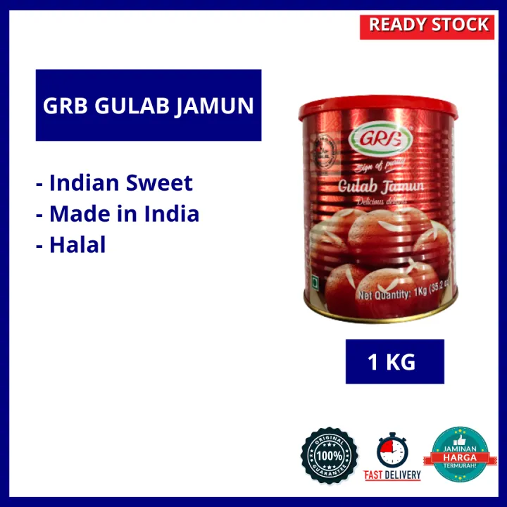 GRB Gulab Jamun - [HALAL] - Indian Sweet - 1kg | Lazada