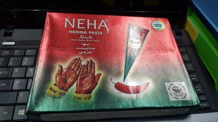 Henna Hena NEHA Golecha Warna mirchi | Lazada Indonesia