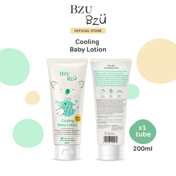 Bzu Bzu Cooling baby Lotion 200ml | Lazada