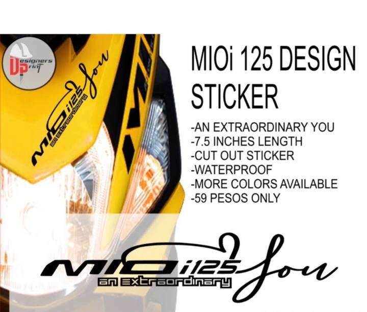 Mio i 125 Signature Sticker | Lazada PH