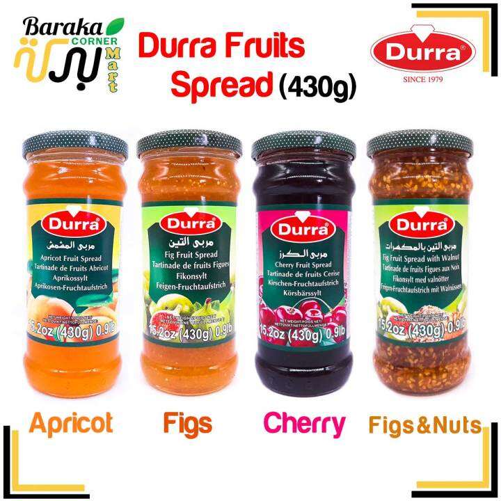 Durra Jam Fig Apricot Cherry fig with Walnut Strawberry Jam Black ...