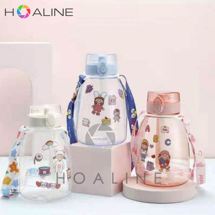Botol Air Minum Anak Big Belly Children's Cup Water Bottle + Stiker ...