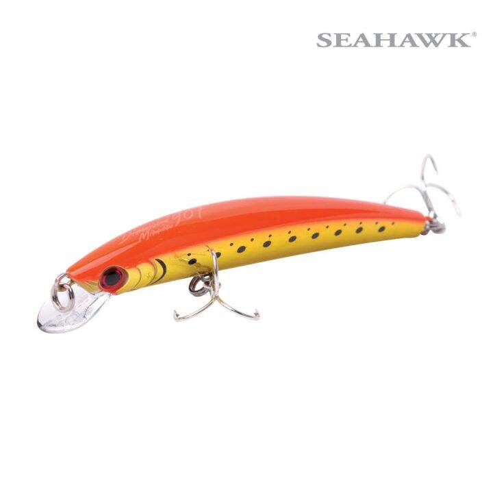 Seahawk Big Strike Diamond Minnow Lures l Glittery for Increased Visibility (70g, 90g, 110g ...