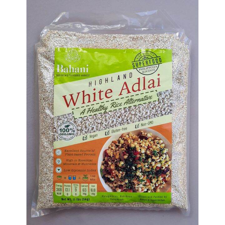 Bahani White Adlai (Bukidnon) 5 Kilo Pack | Lazada PH