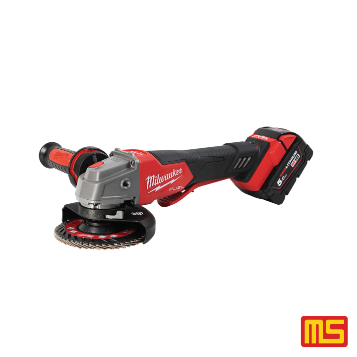 Milwaukee M18 FUEL™ 125mm Braking Variable Speed Angle Grinder with ...