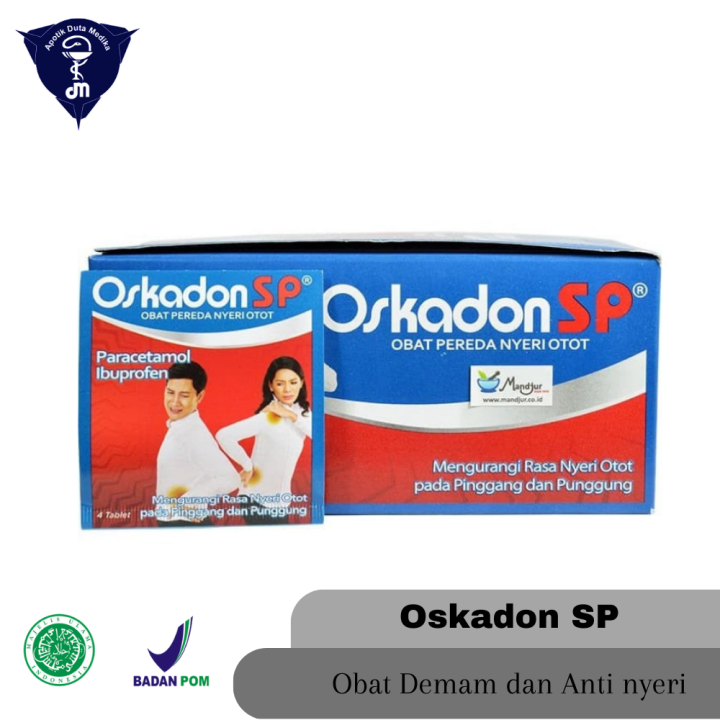 Oskadon SP | Meredakan nyeri otot pada punggung dan pinggang I 1 strip ...