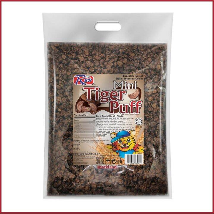 RICO MINI TIGER PUFF CEREAL MINI KOKO KRUNCH COCO CRUNCH 500G | Lazada