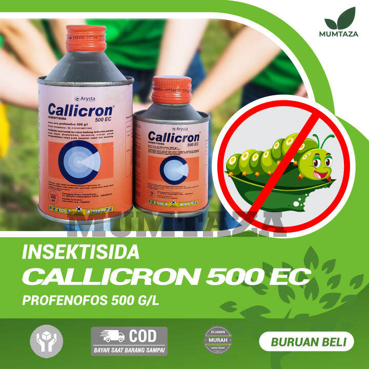 Insektisida CALLICRON 500EC 250 ml racun kontak dan lambung | Lazada ...