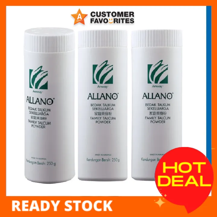[ORIGINAL] ALLANO Family Talcum Powder (250g) | Lazada