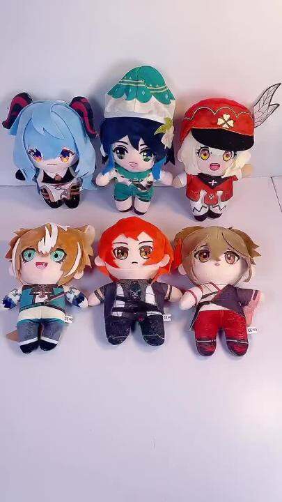 33Style Genshin Impact All Series Plush Doll Toy Wanderer Zhong Li Xiao ...