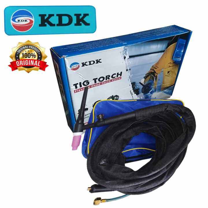 KDK 5 Meter Dan 4 Meter Single duty Stang Kabel Selang Las Argon Tig Torch Welder Set Tas ...