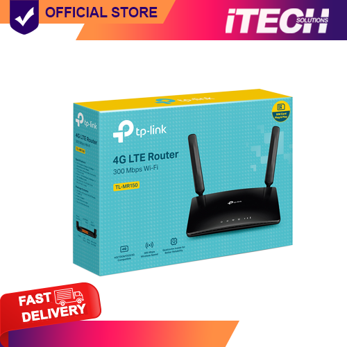 TP-LINK TL-MR150 4G LTE 300MBPS WIFI-ROUTER | Lazada PH