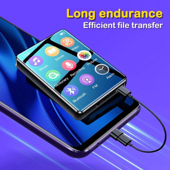 2.4 Inch Full Screen MP3 Player Mini Ultra-Thin Bluetooth Portable HIFI ...