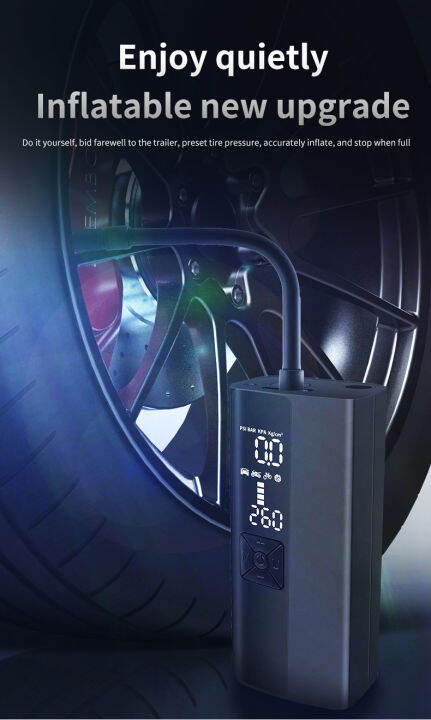 HGV [1 Year Warranty] Mini Air Compressor Portable Electric Air Pump ...