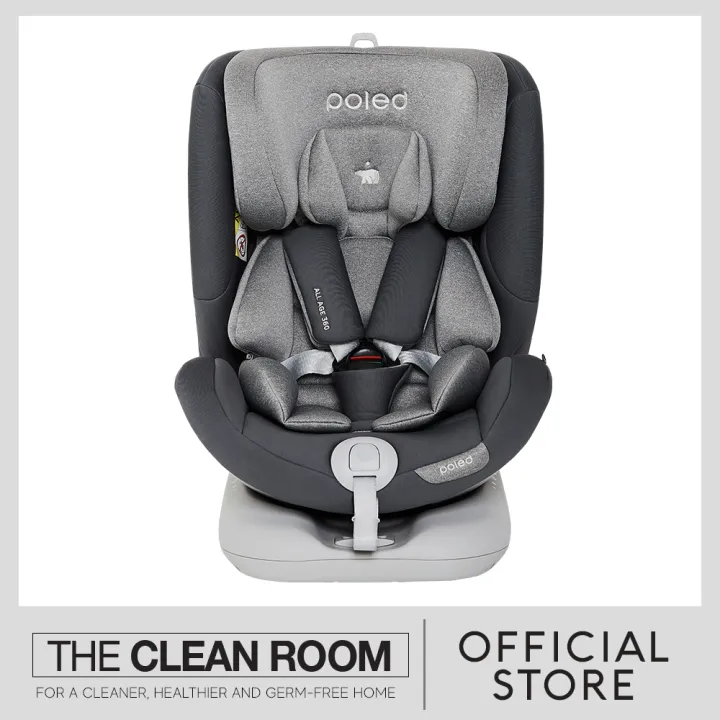 Poled All Age 360 Car Seat (Satin Silver) | Lazada PH