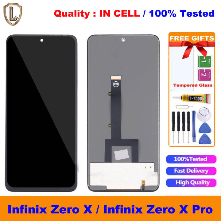 100% Tested Original AMOLED LCD For Infinix Zero X Pro 4G X6811 X6811B ...