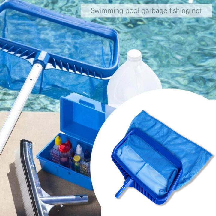swimming pool cleaning net Heavy Duty Skimmer Leaf Catcher Rake Mesh ...