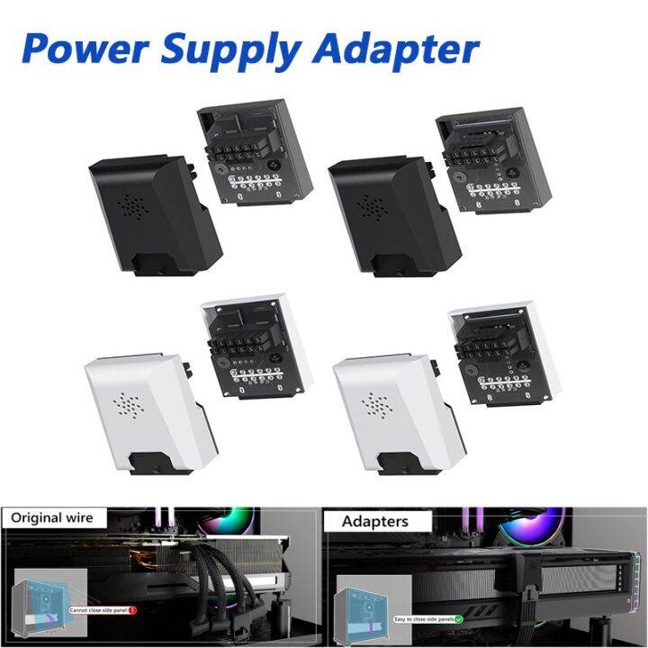 STD/RVS 90° Power Supply Adapter 450W16Pin(12+4PIN) PCI-E5.0 Male To ...