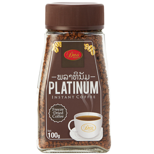 ดาวกาแฟสำเร็จรูป แพลททินั่ม 100 กรัม [Dao Instant Coffee Platinum 100 g ...
