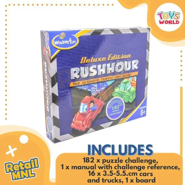 Retailmnl Rush Hour Card Game Deluxe Edition Board Game Kids | Lazada PH